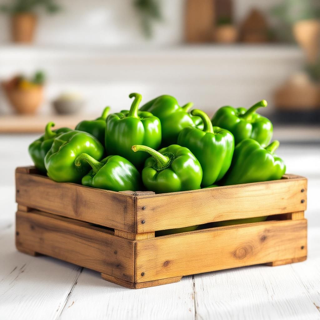 Green capsicum - Dews wholesale