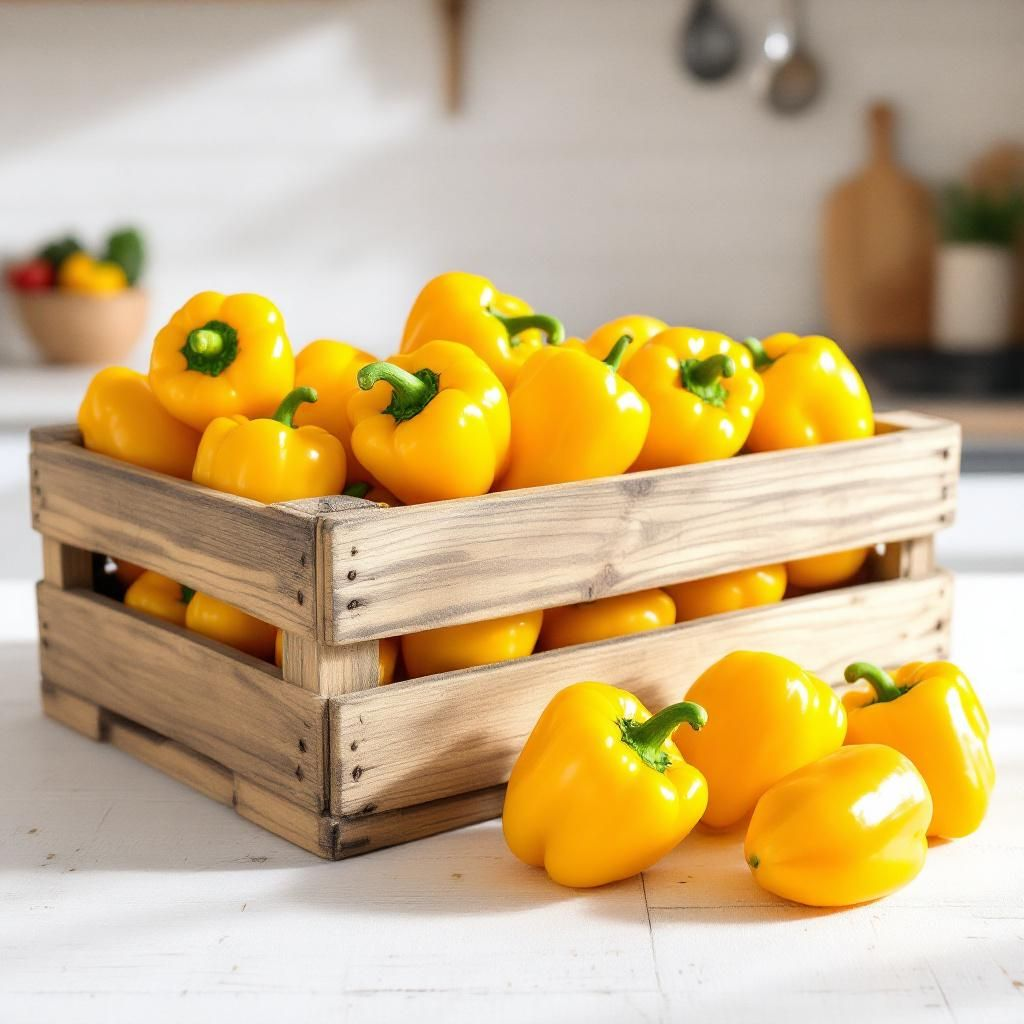 Yellow Capsicum - Dews wholesale