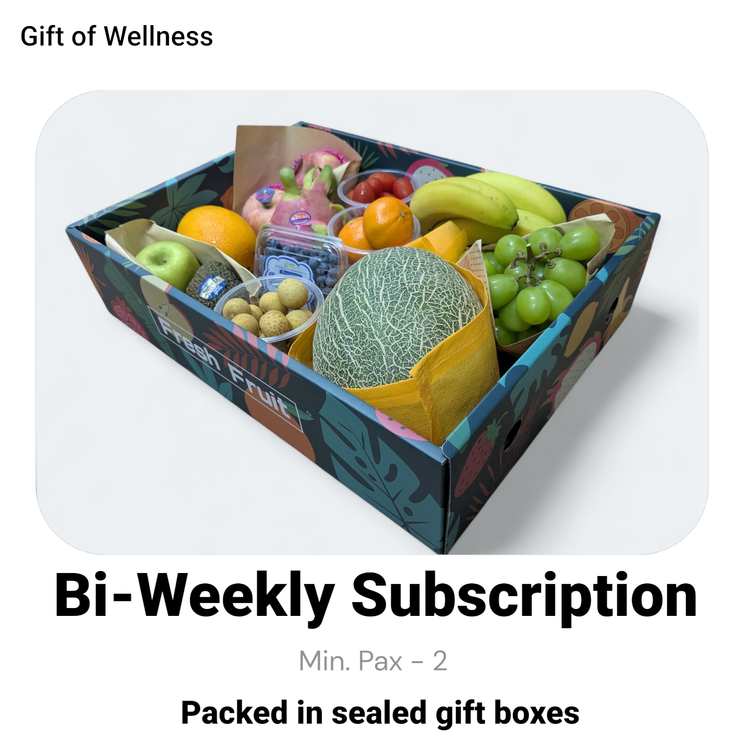 Bi-Weekly Fruit subscription (2 pax) - Once Every 2 Weeks - Dews wholesale